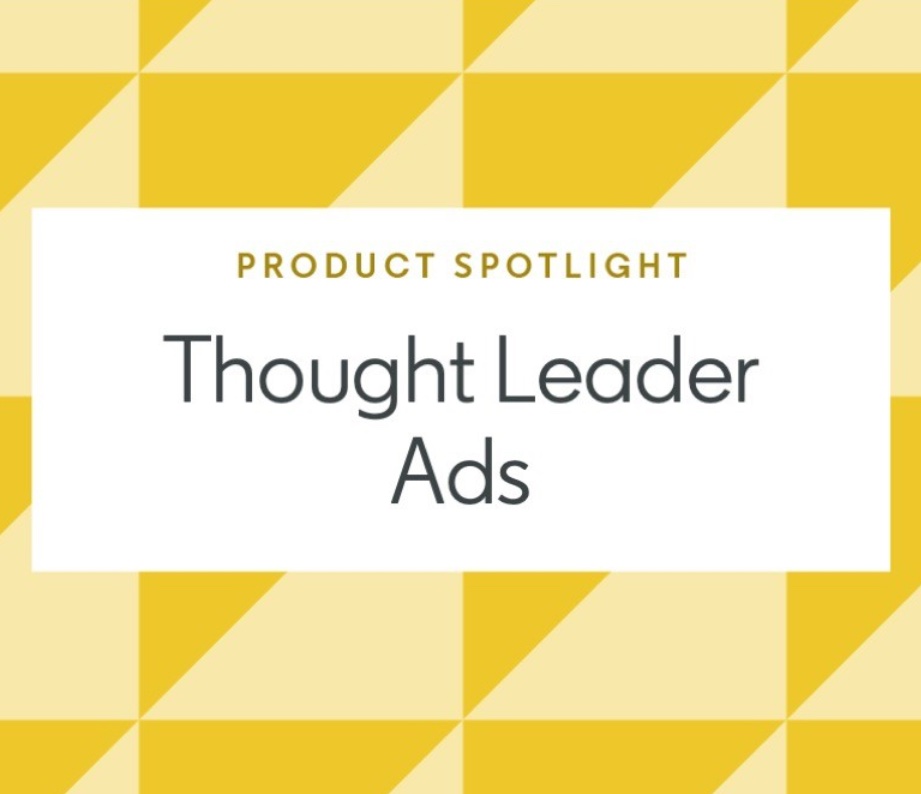 LinkedIn Thought Leadership Ads - Eckert Marketing
